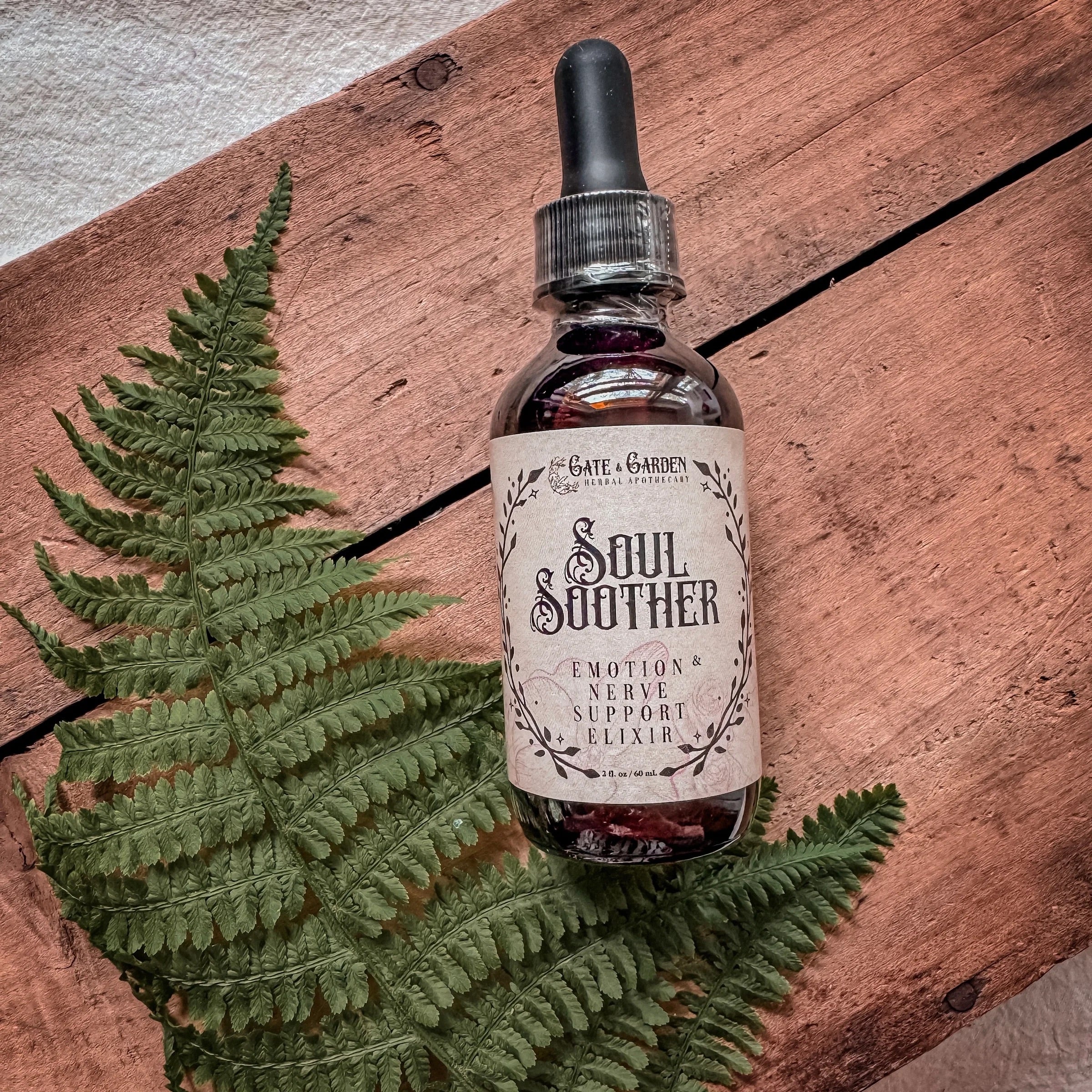 Soul Soother - Emotion & Nerve Support Elixir | Gate & Garden Herbals ...