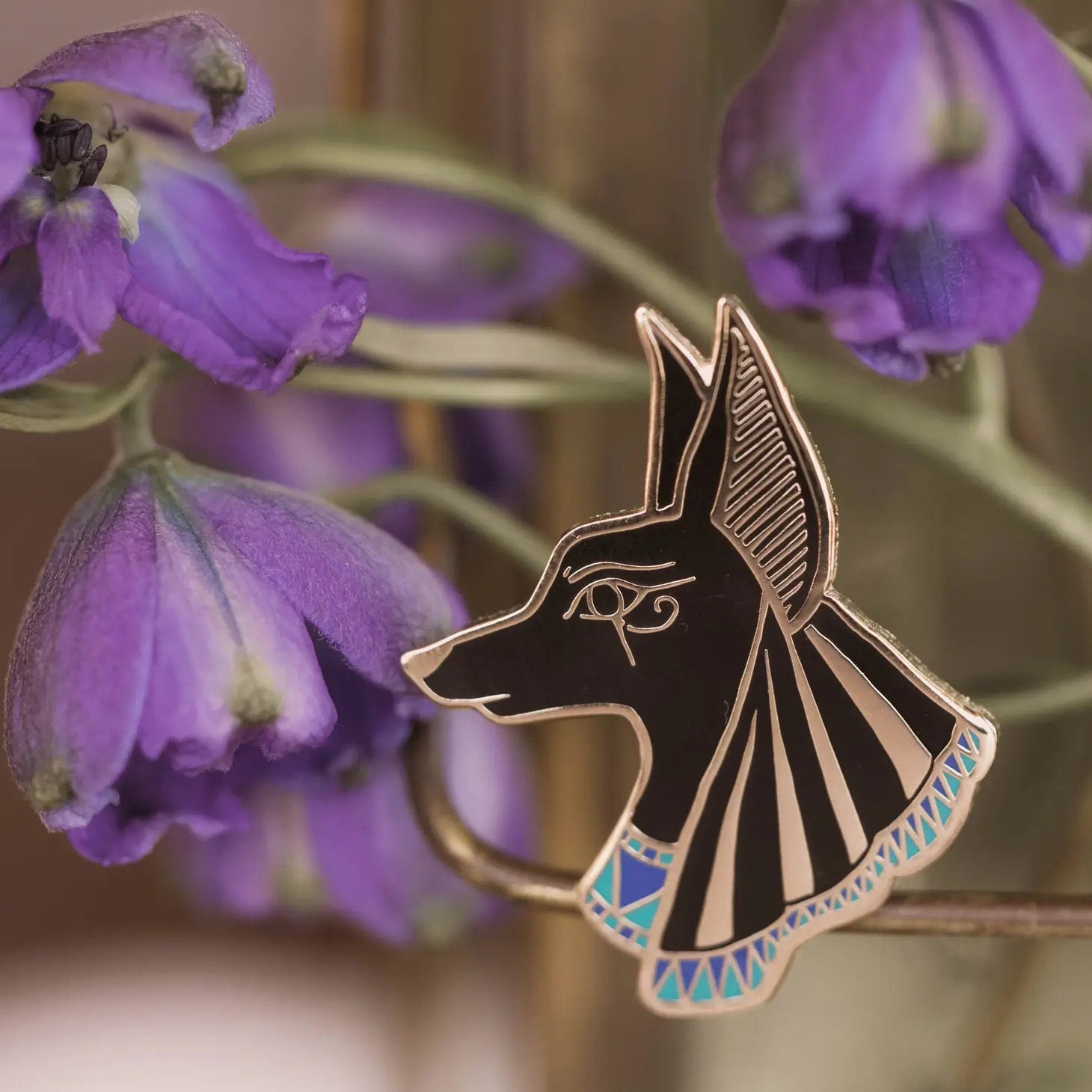 Anubis, Ancient Egyptian God of the Dead - Enamel Pin | The Pickety ...